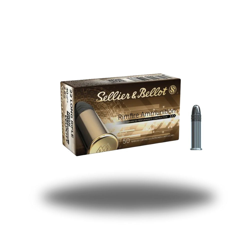 Sellier & Bellot | .22 Long Rifle | HV HP | 40gn – Wildhuntergunroom.ie